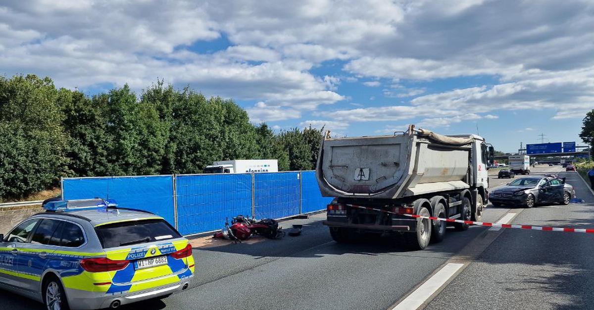 Tödlicher Unfall: Langer Stau auf der A5