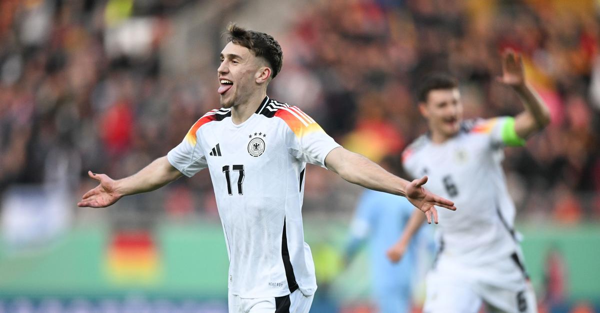 Mainz-05-Talent Brajan Gruda jubelt über erstes U21-Tor